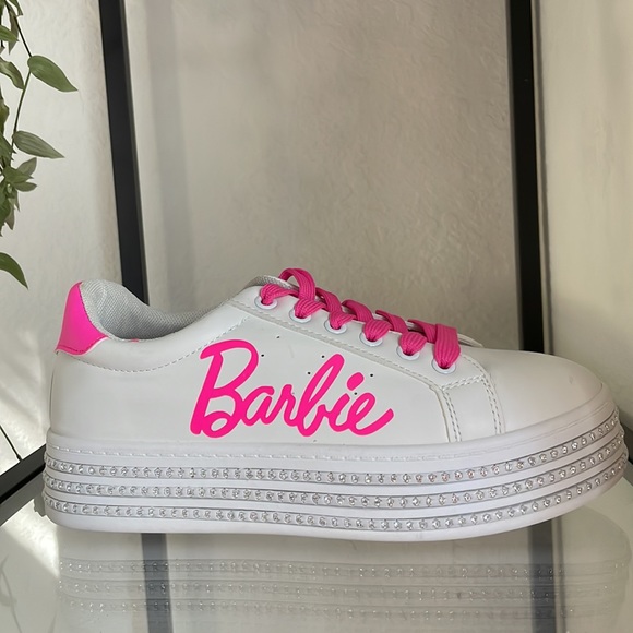 Shoes | Barbie Rhinestone Platform Sneakers | Poshmark